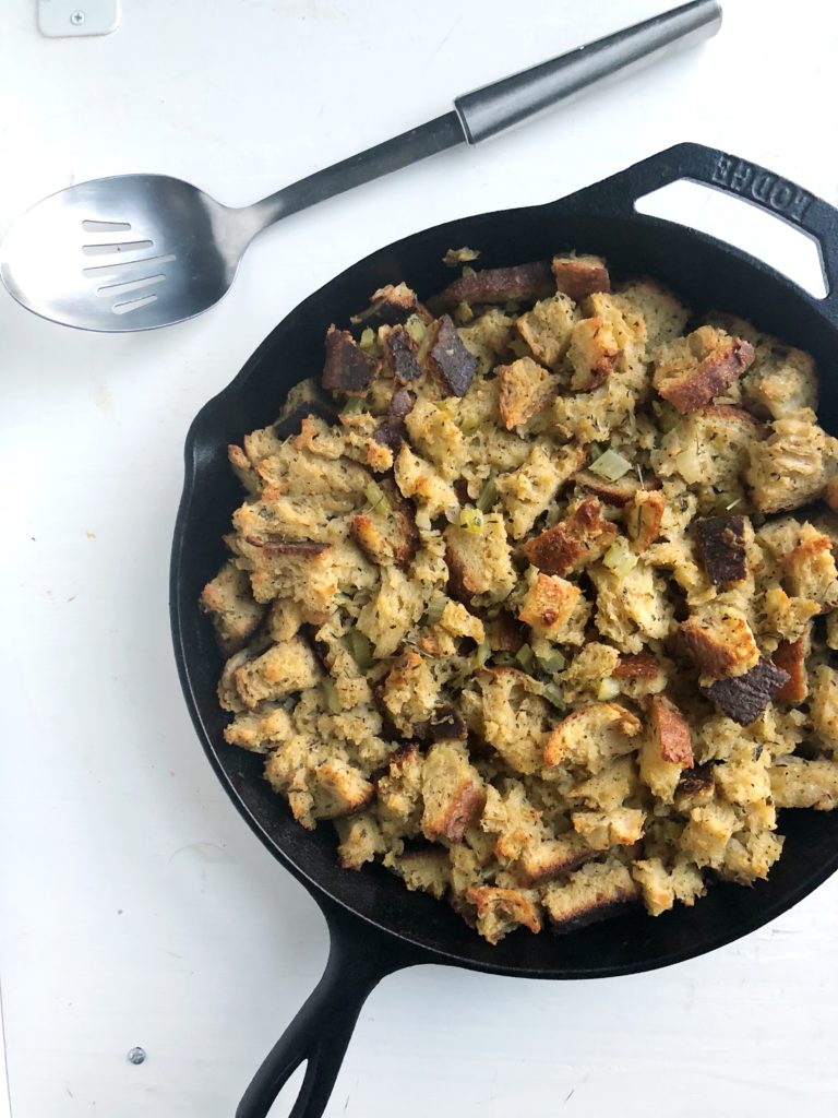The Best Stuffing Ever (Easy Side Dish) | Ashley Marie Farm and Bakery